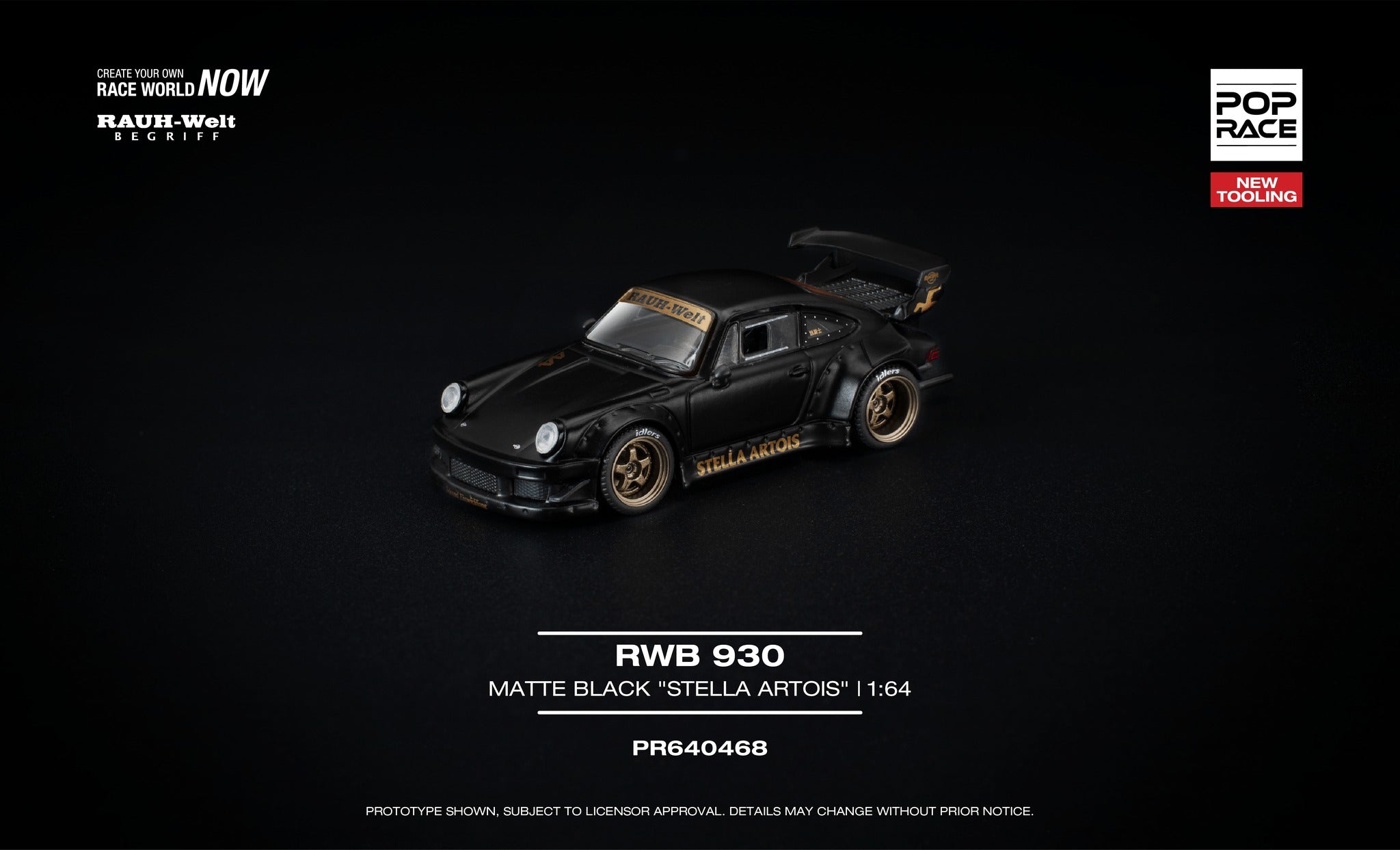(Pre-Order) POP Race - RWB 930 Matte Black "Stella Artois" – JR ...